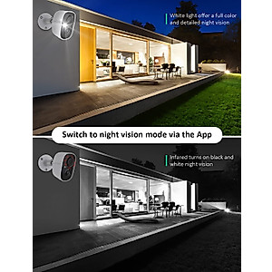 Security Cameras Wireless Outdoor for Home Surveillance, 1080P Spotlight Camera Color Night Vision, PIR Motion Detection, Lifetime Free Cloud Storage