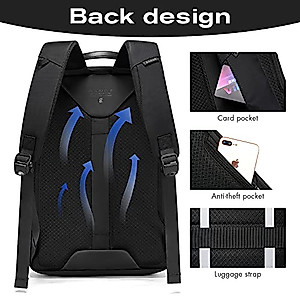 BANGE Laptop Backpack for 15.6 Inch,Slim Business Backpacks,Lightweight Fashion Work Backpack for Men and Women