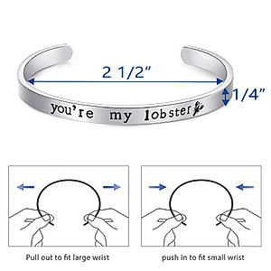 LParkin You're My Lobster Bracelet Friends Inspired Bracelets Friends Jewelry (Cuff)