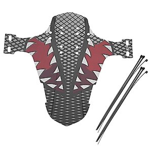 VGEBY1 Bicycle Mudguard Bicycle Rear Wheel Tire Mud Wings Road Mountain Bike Mud Guard Accessory with Cable Ties(B)