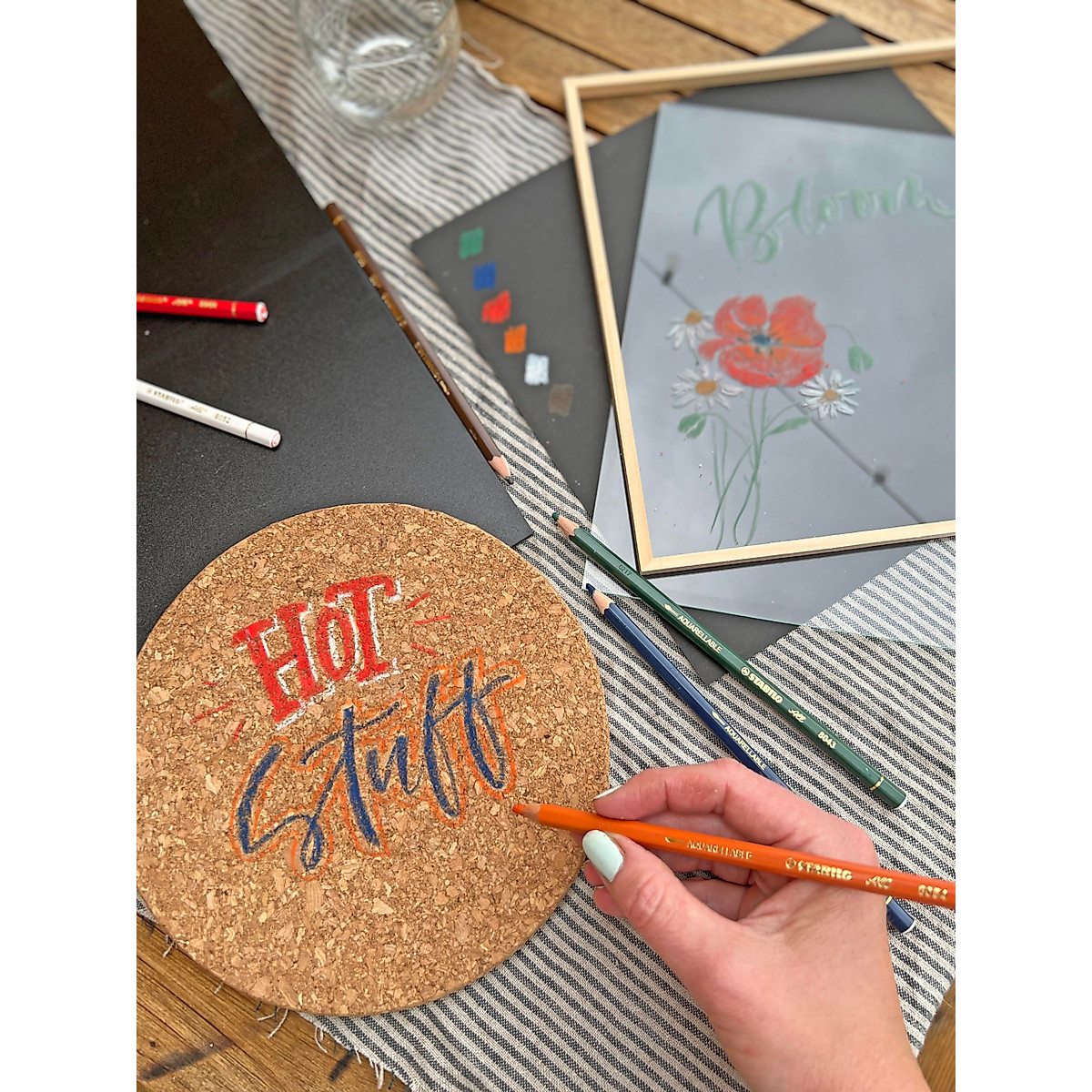 Stabilo Marker Pencil - All Box of 12 Blue