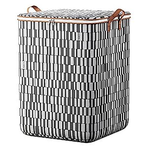 Storage Bags Clothes Storage, Foldable Blanket Storage Bags, Storage Containers for Organizing Bedroom, Closet, Clothing, Comforter, Organization and Storage with Lids and Handle, Large capacity