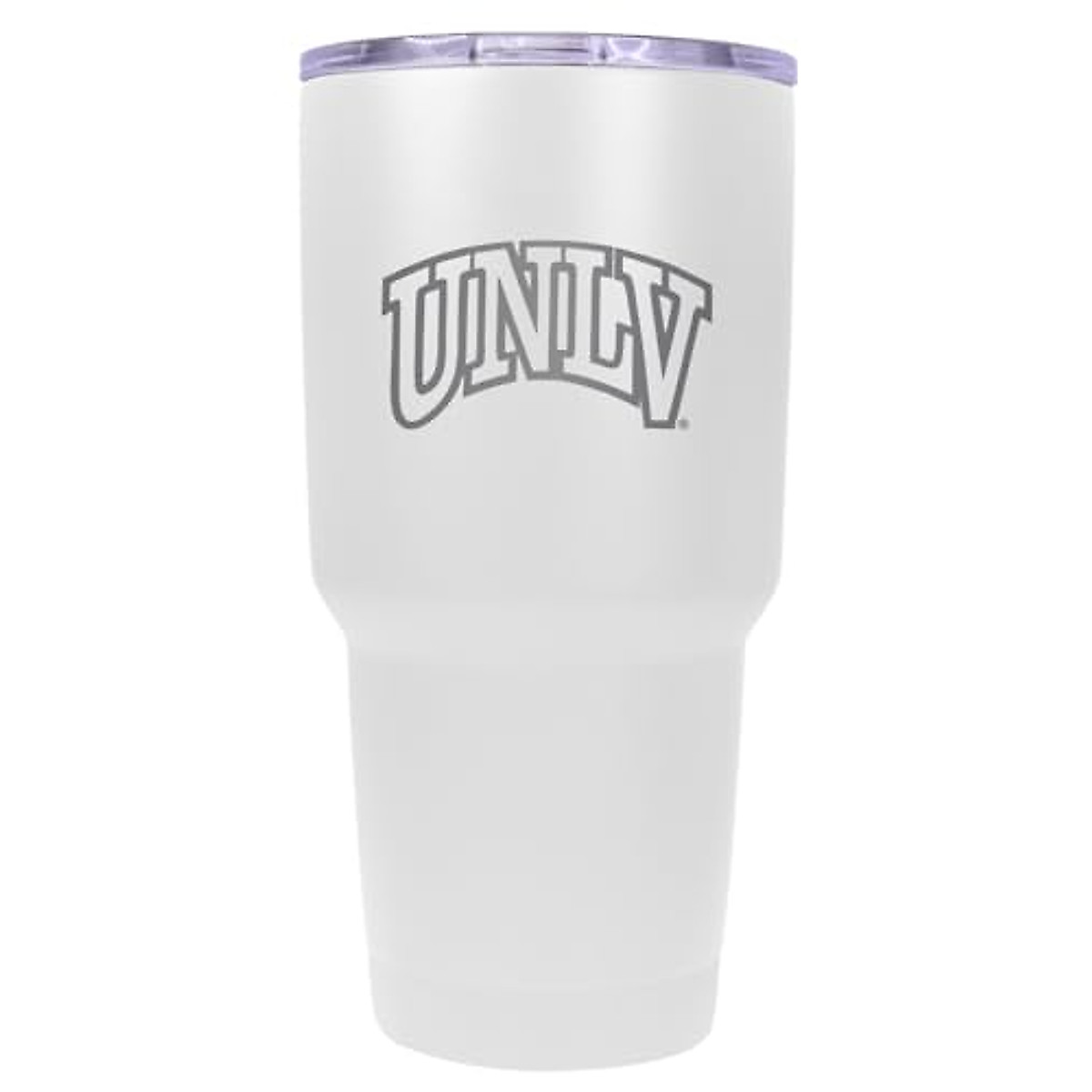 R and R Imports UNLV Rebels 24 oz Engraved Insulated Stainless Steel Tumbler White Officially Licensed Single