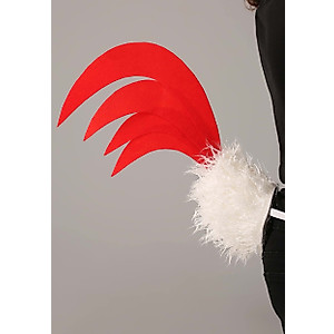 elope Chicken Soft Headband & Tail Costume Accessory Kit - Soft Sculpted Beak and Tail with Adjustable Elastic