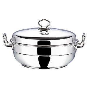 Vinod Stainless Steel Multi Kadahi, Idli, Dhokla Maker, Induction Friendly (Sandwich Bottom)