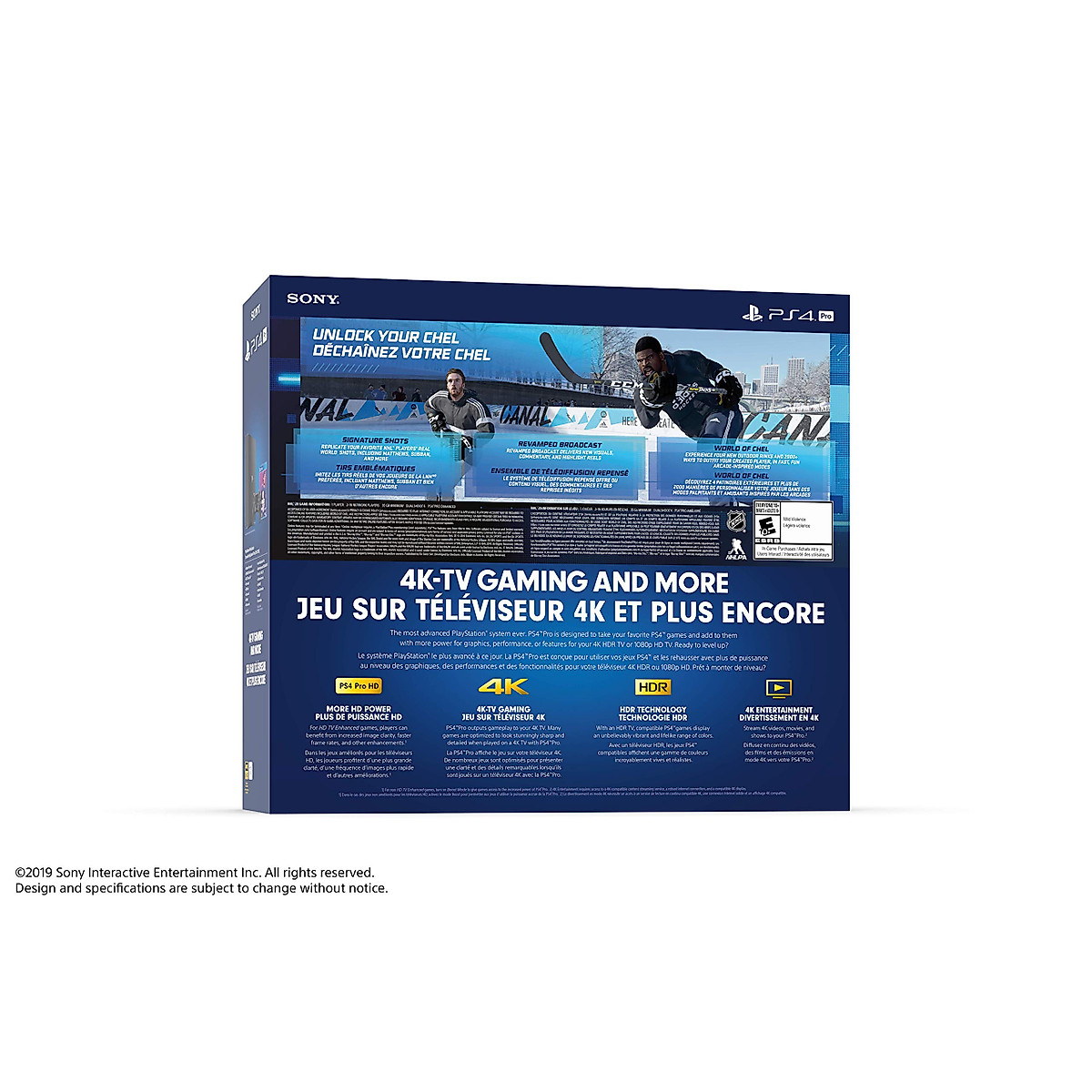 Sony PlayStation 4 1TB Pro Console - NHL 20 Bundle Edition - PlayStation 4 (Renewed)