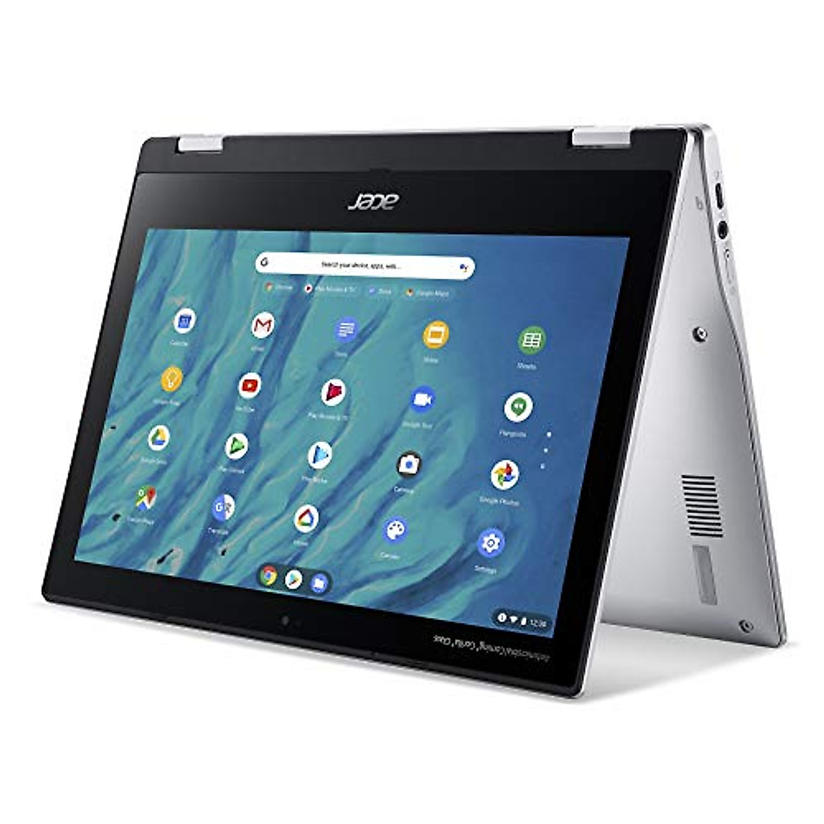 2021 Newest Acer X360 Chromebook Spin 2-in-1 Convertible Laptop Student Business, MediaTek MT8183C 8-Core Processor,11.6" HD Touch IPS, 4GB RAM, 32GB eMMC,Wi-Fi 5,Bluetooth 5,Chrome OS+ Marxsol Cables