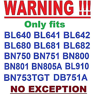 Ninja 64oz (8 Cup) Food Processor Bowl Locking Lid Blade Kit for BN801 BL910 BL680 BL681 BL682 BL640 BL641 BL642 Blender