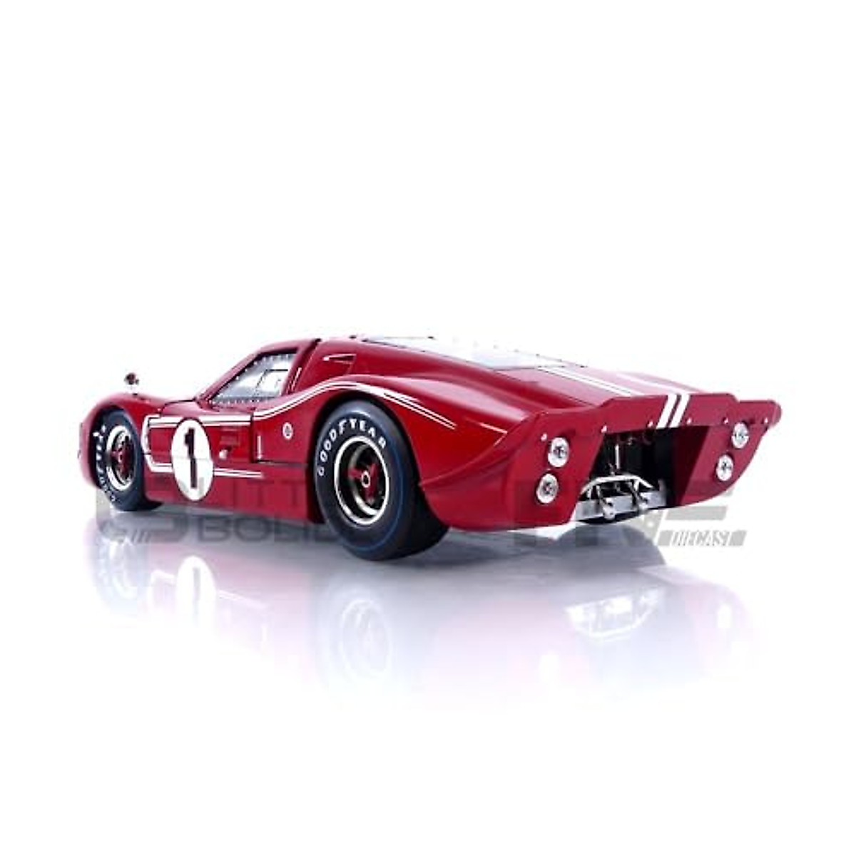 Shelby Collectibles SC423 1967 Ford GT MK IV #1 Red LeMans Winner 24 Hours 1/18 Diecast Model Car