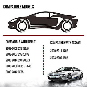 35Pcs Engine Under Cover Splash Shield Body Bolts Screws, Bumper Clips Extruded U-Nuts Kit Compatible with Nissan 350z 370z Infiniti G35 G37 EX35 FX35 FX45