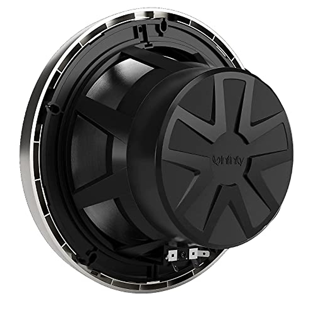Infinity Mobile Marine Performance Series 8" 2 way speaker with RGB lighting - Titanuim