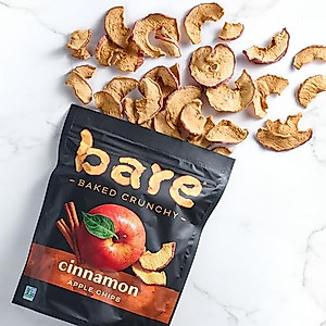 Bare Baked Crunchy, Apples Fuji & Reds and Cinnamon Variety Pack, 0.53 Ounce (Pack of 16)