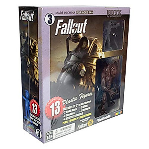 Toynk Fallout Nanoforce Series 1 Army Builder Figure Collection - Boxed Volume 3 | Vault Boy | Power Armor | Deathclaw | Special Edition Collectible Gaming Figures |
