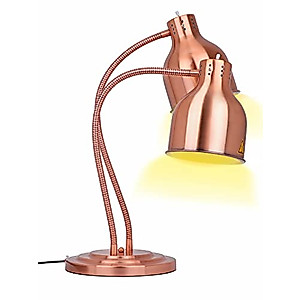 YMJOINMX 220V Food Warmer Lamp Heat Lamp with Bulbs for Food Heating Lamp Commercial Food Buffet Warmer Lamp Restaurant Food Service