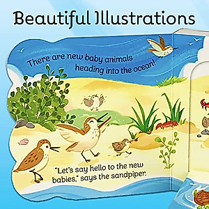 Babies in the Ocean- A First Lift-a-Flap Board Book for Babies and Toddlers (Babies Love)