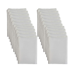Dulytek Premium Nylon 20 Pcs Filter Bags, 100 Micron, 2" x 3.5", Double-Stitching, Zero Blowouts, Made in the USA
