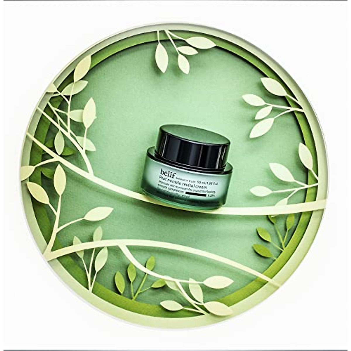 Belif Peat Miracle Revital Cream - Rich & Velvety Anti-Aging Face Moisturizer for Elasticity & Repair - 1.68 Fl Oz