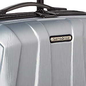 Samsonite Centric 2 Hardside Expandable Luggage with Spinners, Silver, Carry-On 20-Inch