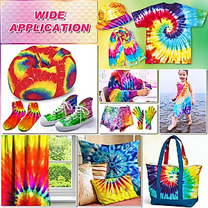 PATIFEED Tie Dye Kit - Tie Dye Kits for Kids with 4Oz Bottles 26 Vibrant Colours, Permanent Non-Toxic Tye Dye Kit for Large Groups, Tie Dye Party Supplies(Dye up to 45 Project)