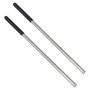 Zadery 1 Pair Torsion Spring Winding Rods with Non-Slip Handle, 16 Inch Length Winding Bars for Adjusting or Replacing Garage Door Torsion Springs, 1/2 inch Diameter Round Steel Rods