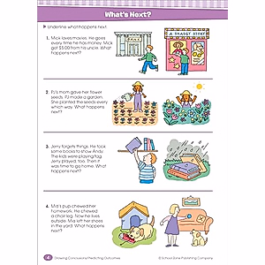 School Zone - Big Third Grade Workbook - 320 Pages, Ages 8 to 9, 3rd Grade, Reading, Writing, Math, Science, History, Social Science, Critical Thinking, and More (School Zone Big Workbook Series)