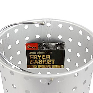 CHARD AFB-30 Aluminum Frying Basket Pots, 30-Quart