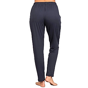 HEYHUN Plus Size Womens Athleisure Joggers Ultra Soft Casual Yoga Lounge Pants with Pockets - Heather Navy - 1XL