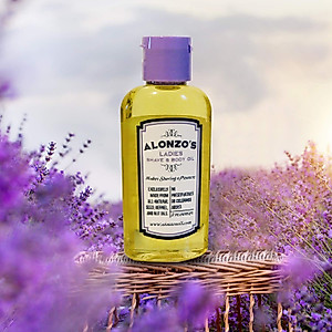 Alonzo’s Sensational Shave - Shaving Oil for Women (2 Oz Bottle) All-Natural Pre-Shave & After Shave Oil for Smooth Legs and Soft Bikini Area - Moisturizes & Calms Irritated Skin from Razor Burn