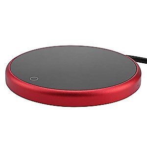Pasamer Cup Warmer Pad,Electric Cup Warmer Pad Desktop Tea Coffee Milk Mug Heater Coaster Tray 220-240V(01)
