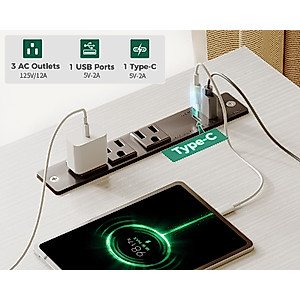 AODK 40 Inch Small Writing Desk with Power Outlets & USB Charging Port, Computer Desk for Small Spaces Home Office, Student Laptop PC Desks with Storage Shelves, Kids Desk, White