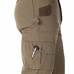 Wrangler Riggs Workwear mens Ranger work utility pants, Bark, 32W x 34L US