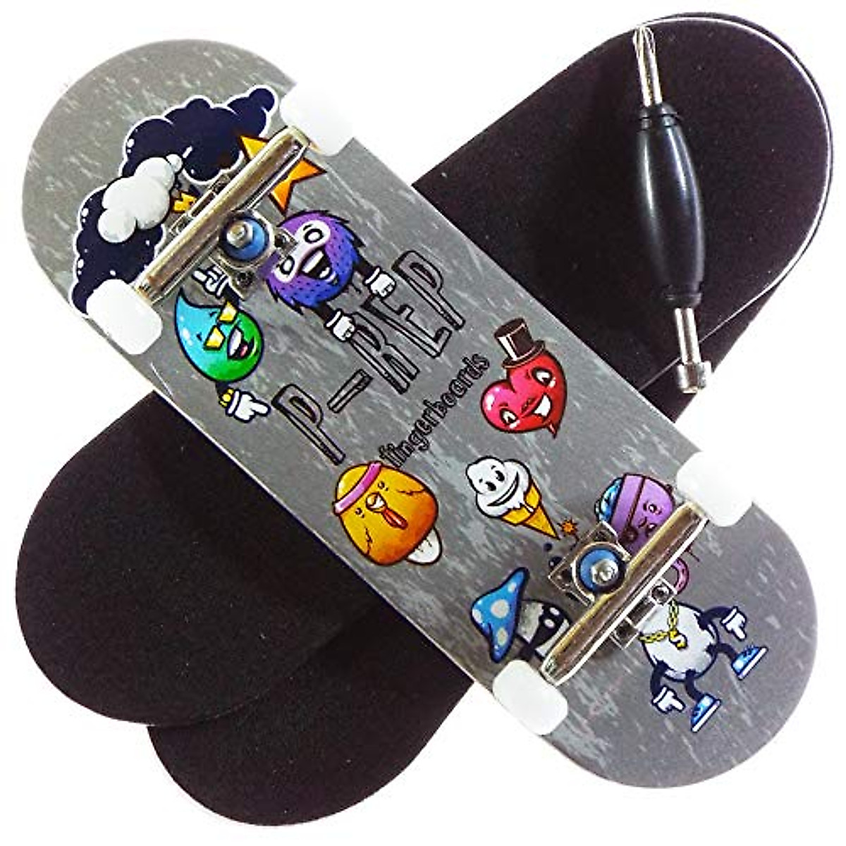 P-REP Turnt Up Storm- Solid Performance Complete Wooden Fingerboard (Chromite, 32mm x 97mm)