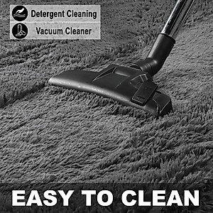 KICMOR Area Rugs, Soft Shag Fuzzy Rugs Fluffy Carpet