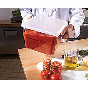 Cambro 12SFSCW135 Cambro Square Container 12 Quart Capacity, Clear
