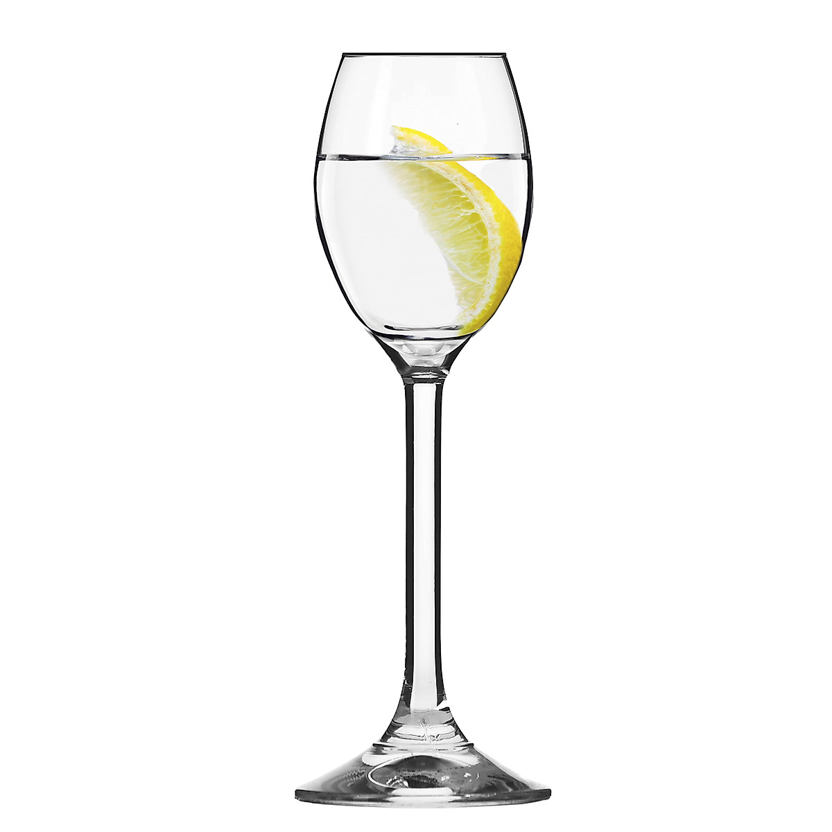 Barski Liquor Glass - Shot Glass - Stemmed Glasses - Set of 6 Glasses - Crystal Glass - 2.4 Oz. - Use it for - Liquor - Whiskey - Vodka - Cordial -Very Durable