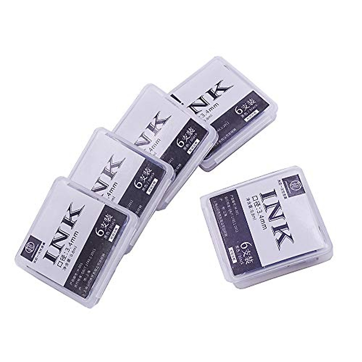 30 PCS Fountain Pen Black Ink Refill Cartridges Suitable for Hongdian Fountain Pen