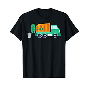 Garbage Truck Recycle Waste Trash Collector Earth Day T-Shirt