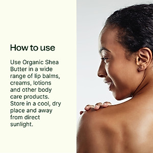 Plant Therapy Organic African Shea Butter Raw, Unrefined USDA Certified 16 oz Jar For Body, Face & Hair 100% Pure, Natural Moisturizer, Best for DIY Like Lotion, Cream, Lip Balm and Soap