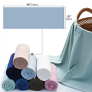 Aijoviko Newborn Photography Props Baby Photo Props Wrap Blanket for Baby Boys Girls(Blush&Ivory)