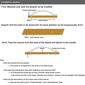 Sinyiol 2Pcs Matte Black Funny Cutlery Tableware Cabinet Pulls,Creative Spoon Fork Knife Shape 3" Hole Center Vintage Kitchen Cupboard Pulls Handles,Cute and Fun (2Pcs, Fork, Matte Black)