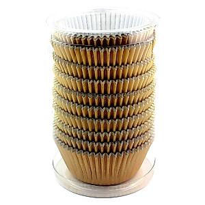 Xlloest Gold Standard Foil Cupcake Liners Baking Cups Paper 200 Pack