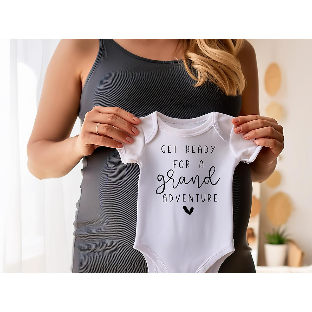 Pineapple Pancake Kids Pregnancy Announcement For Grandparents Get Ready for a Grand Adventure Infant Bodysuit