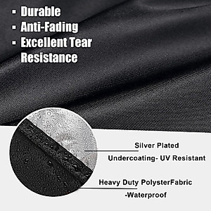 Aidetech Patio Furniture Cushions Storage Bag, 68" L x 30" W x 20" H Waterproof 420D Outdoor Patio Furniture Cover, Cushion Storage Bag for Clothes, Pillows, Christmas Tree with Zipper and Handles