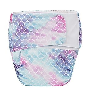 Teen Adult Cloth Diaper Nappy Reusable Washable for Disability Incontinence Large (Scales)