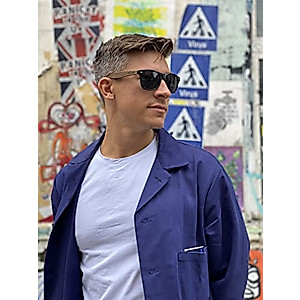 Woodies Walnut Wood Sunglasses with Dark Polarized Lenses for Men and Women | 100% UVA/UVB Ray Protection