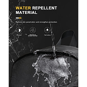 VECAVE School Backpack Black Waterproof Bookbag Casual Lightweight Travel Rucksack Daypack Backpacks for Men Women College High School Bags backpack For Boys Girls Teens