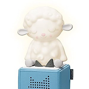 Tonies Night Light - Sleepy Sheep Audio Play Character from Sleepy Friends | Warm Glow | 90 Minutes of Beautifully Composed Melodies | Record Your Own Bedtime Stories