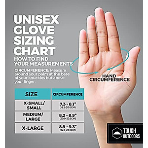 Tough Outdoors Winter Ski Mittens Men & Women - Adult Snow Mitts for Cold Weather - Waterproof Gloves Snowboarding, Skiing