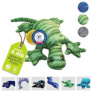 manimo Lizard Stuffed Animal For Kids & Adults - Lizard Plush Sensory Lap Pad - Pillow Lizard Toy - Perfect for Home, Schools, Kindergartens