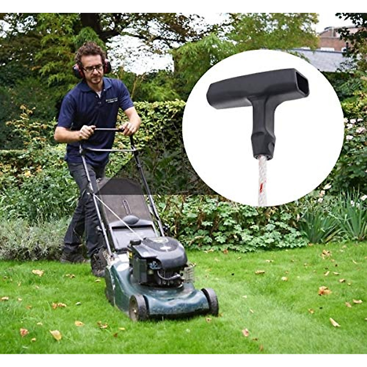 Hicello Recoil Starter Handle Hand Grip Rope for STIHL MS170 MS180 MS181 MS210 MS211 MS230 MS250 017 018 021 023 025 Chainsaw Parts